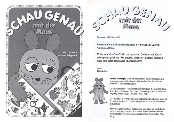 Schau Genau mit der Maus - Konzentrationsspiel für Kinder